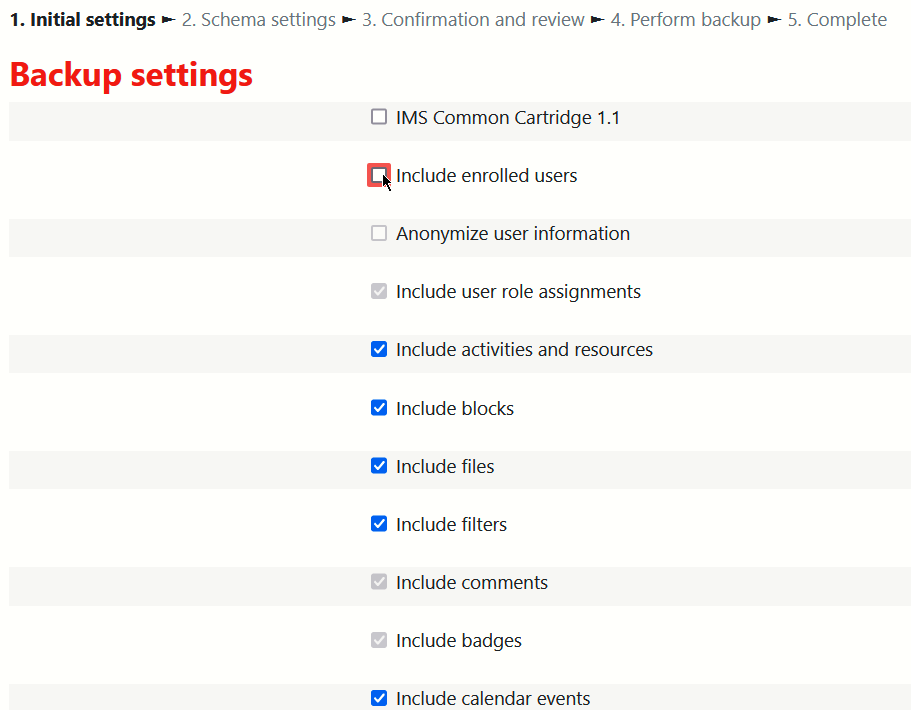 How To Create And Download A Backup Of Your Moodle 4 Class Site