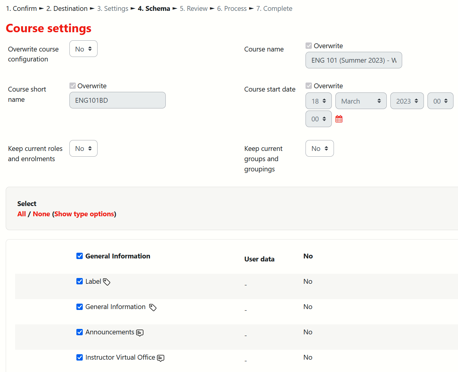 How To Restore A Moodle 4 Class Site From A Backup File Faculty Davidson Technology