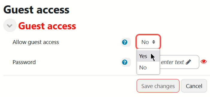 How To Enable Guest Access In Your Moodle 4 Course Faculty Davidson Technology And Innovation