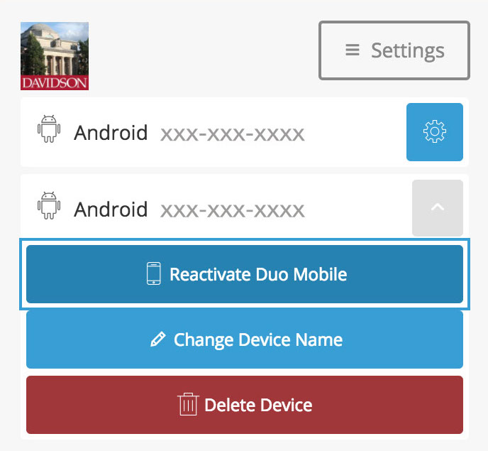 Using Duo Multifactor Authentication – Davidson Technology & Innovation