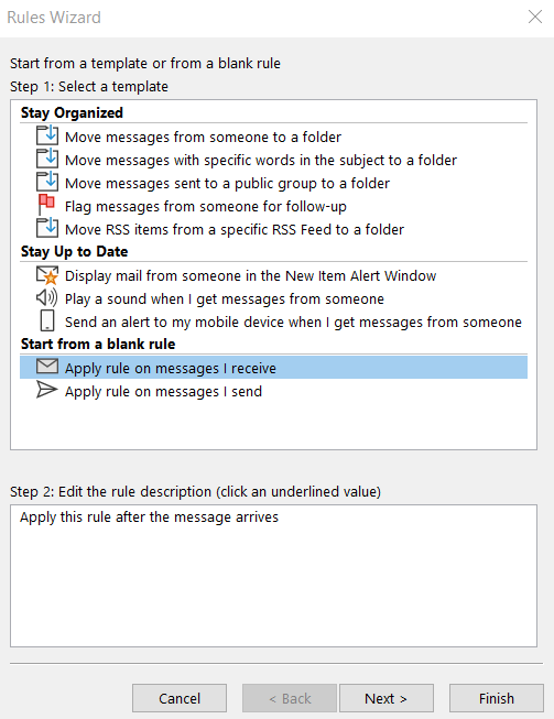 Creating New Folders and Rules in Outlook for Organized Email Management – Davidson Technology ...